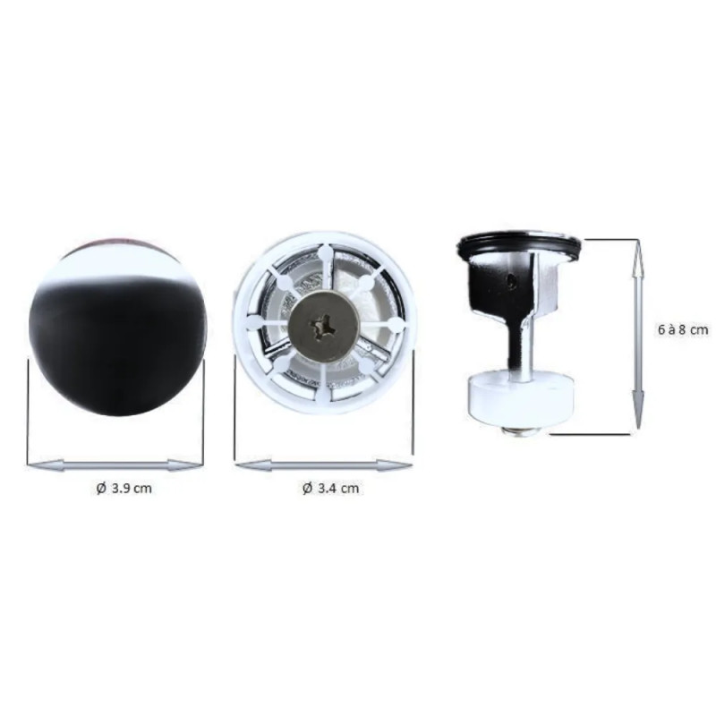 VALENTIN's winged plug with pull-out bung 042800.000.00