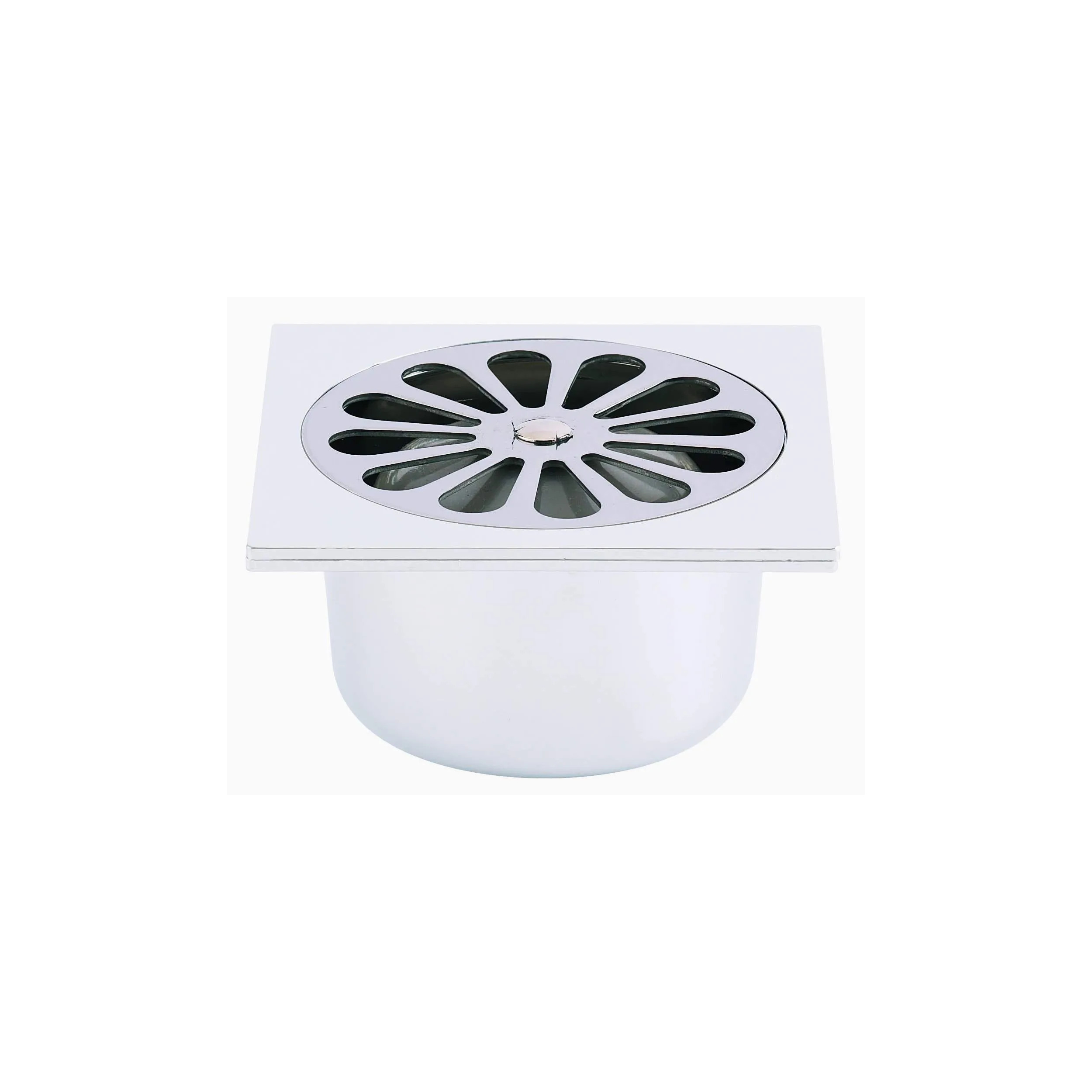 Grille cloche inox diamètre 85 pour bonde sortie verticale