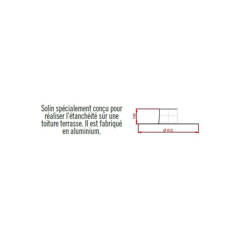 Aluminum flashing for flat roof T.E.N TEN TOLERIE 401380