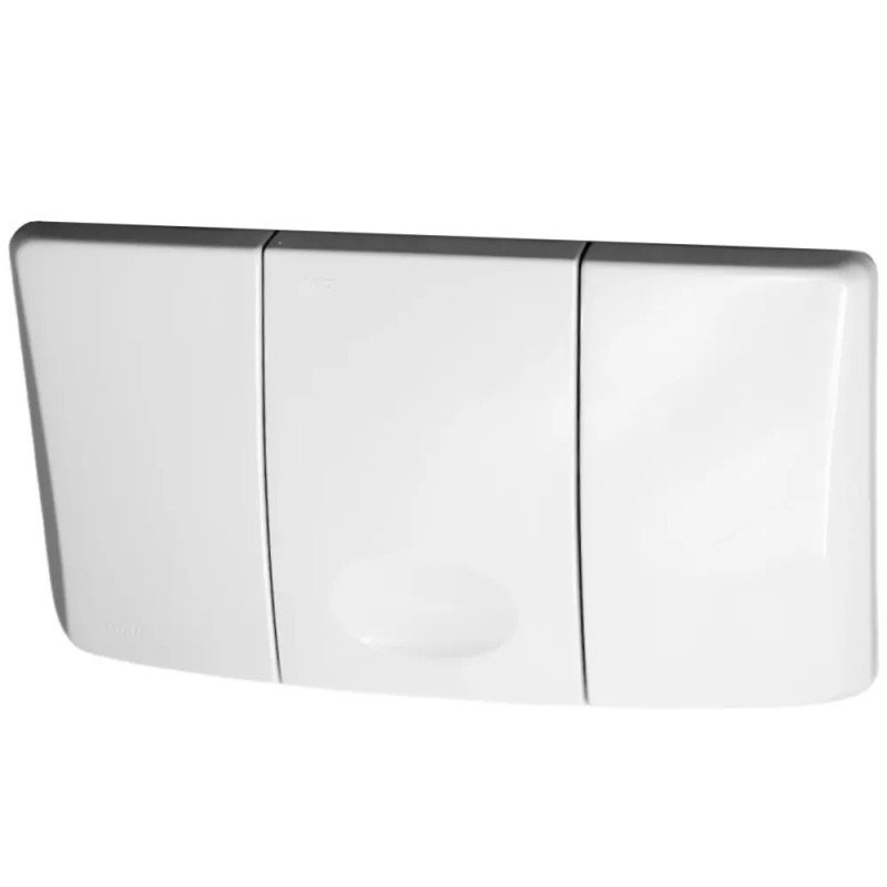 Valsir Angel Rios inbouw WC bedieningspaneel, enkelspoel Wit