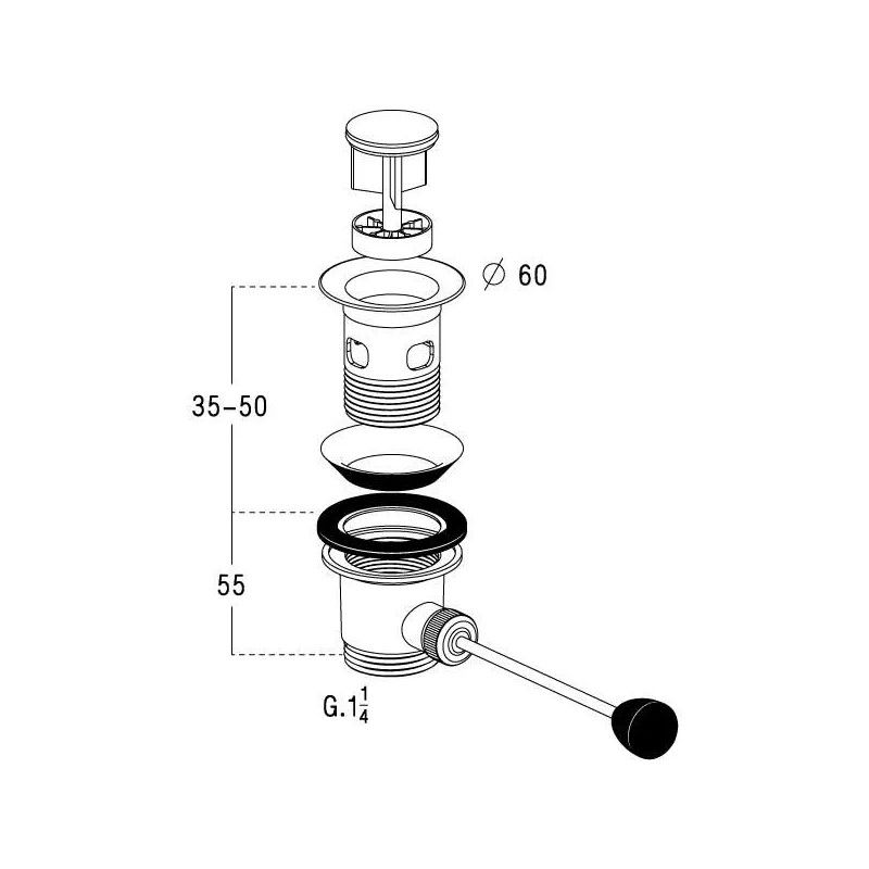 Hand drain for hand wash basins