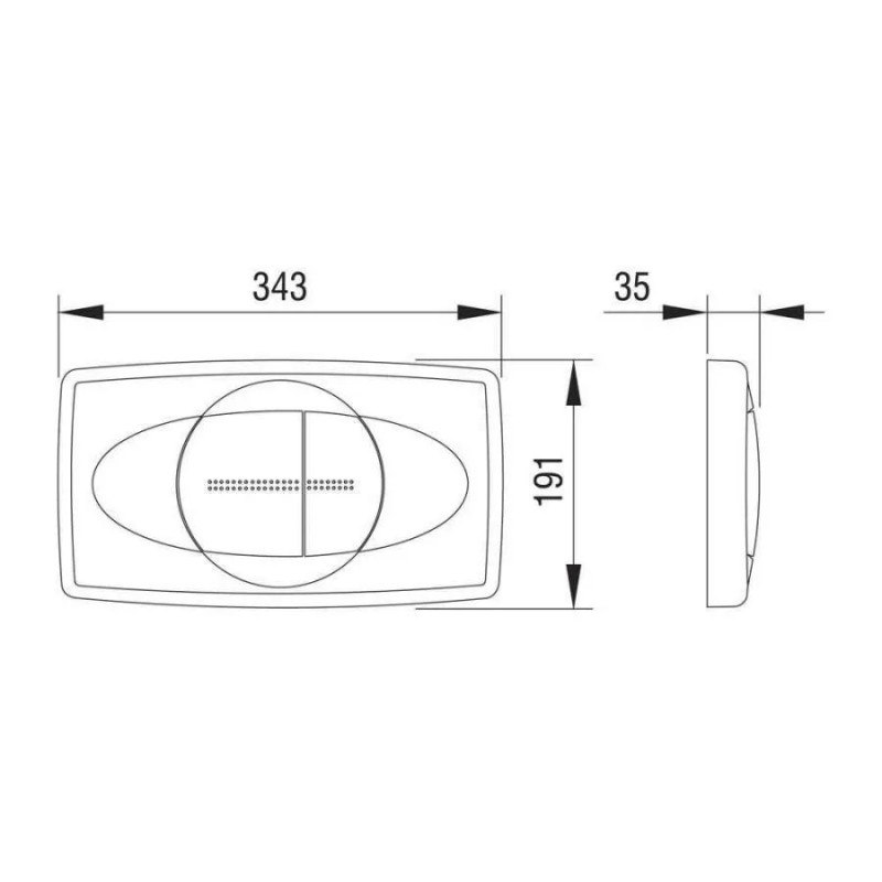 Witte bedieningsplaat roca gala oud model