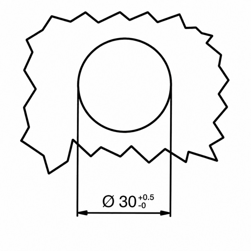 Automatic sink drain with round overflow and chrome push button
