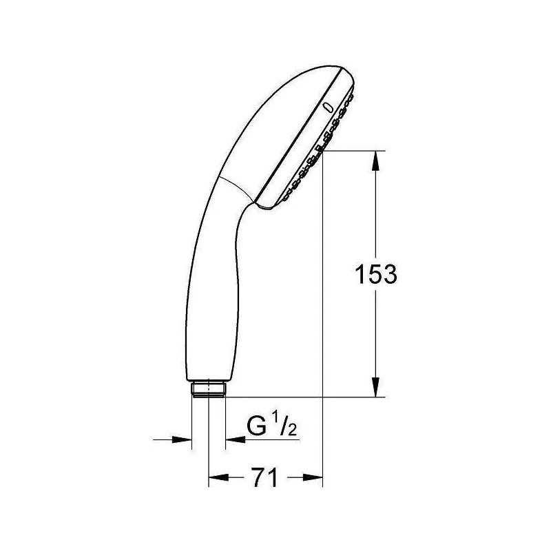 Douchette 3 jets Tempesta 100 GROHE 28419002