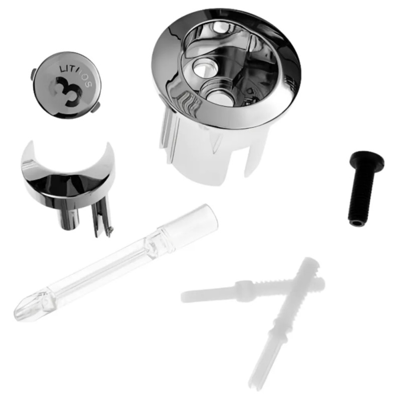 Bouton poussoir 3 et 6 litres, avec tige courte AH0001800R