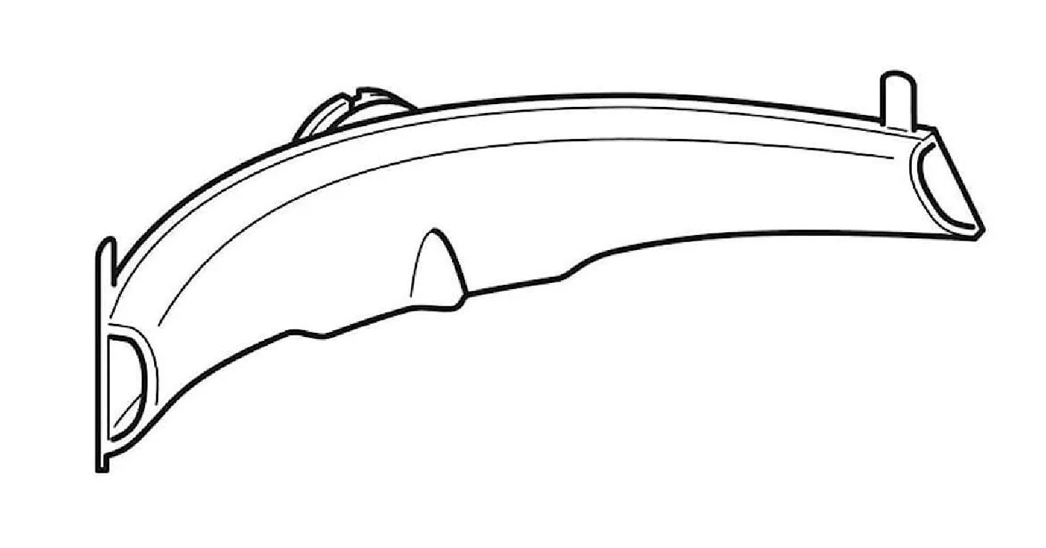 Colector, difusor de descarga para taza de inodoro tipo SP26