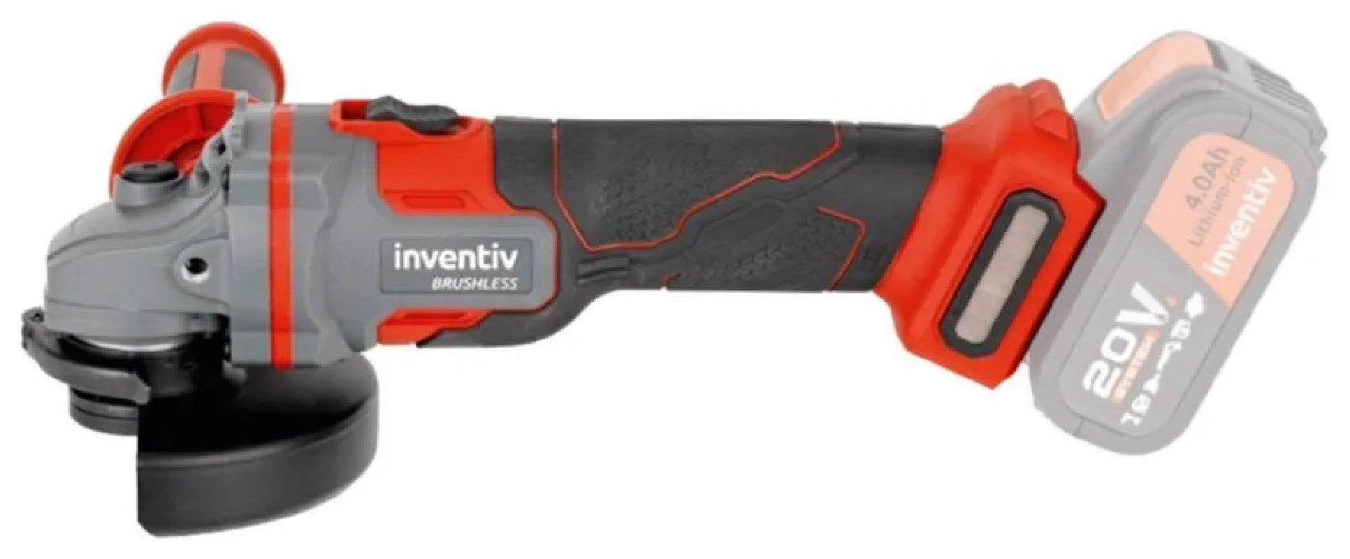 Meuleuse d'angle portative sans fil 20V INVENTIV 739417