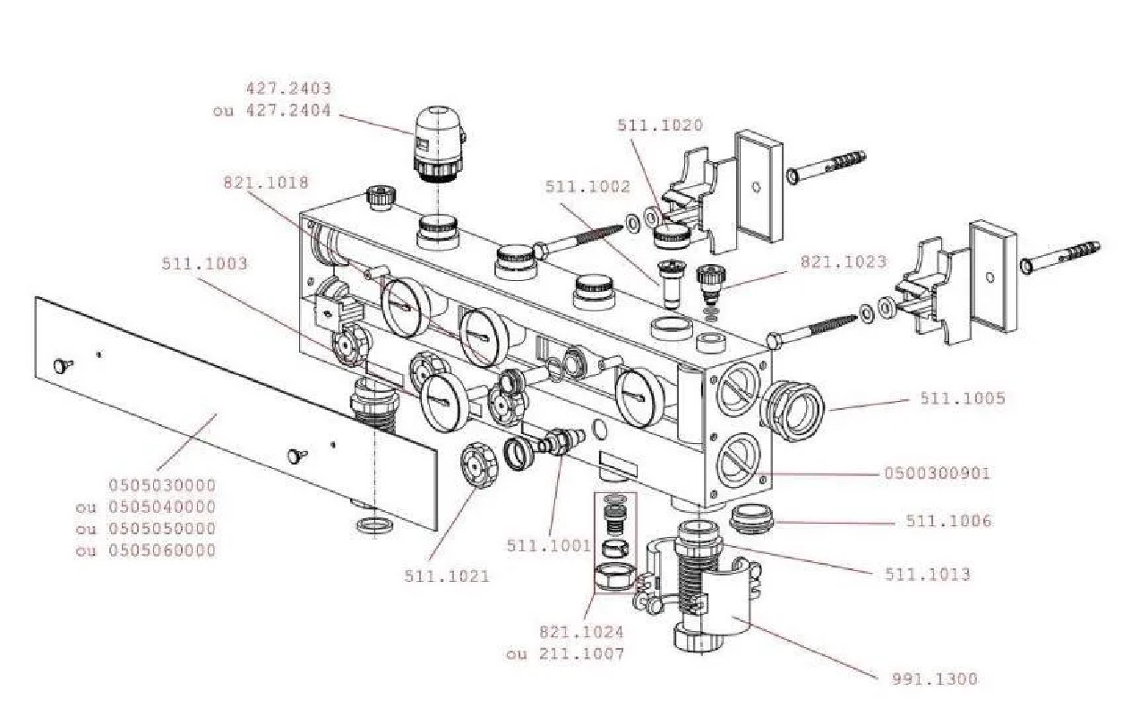 Rückschlagventil für Verteiler "Compact" VELTA. 5111002