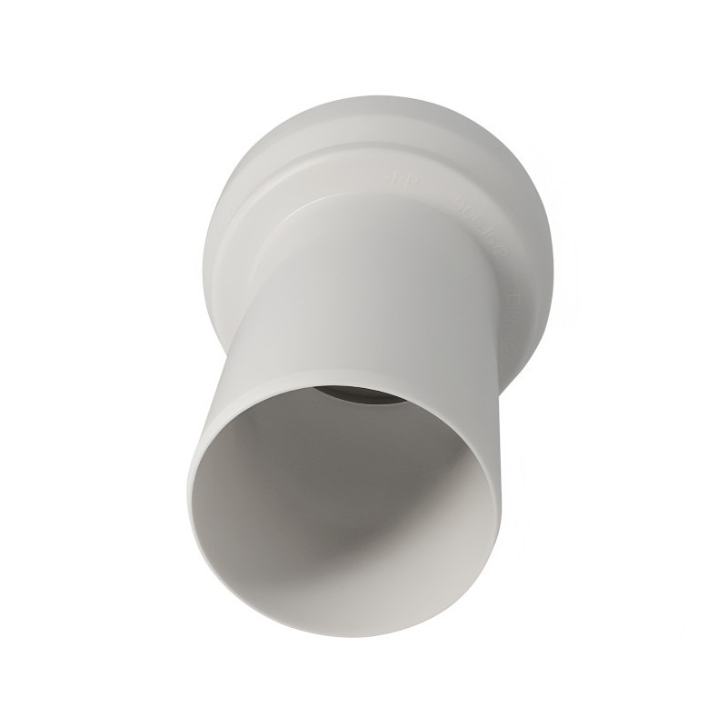 Evacuation sleeve, straight pipe WC support diameter 90 mm