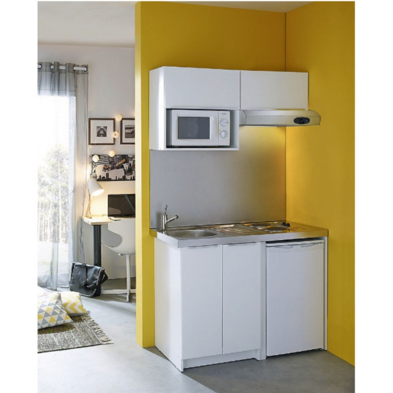 CLASSIK 60 cm tall niche-oven kitchen unit 1 white flap W.60 x D.35 x H ...