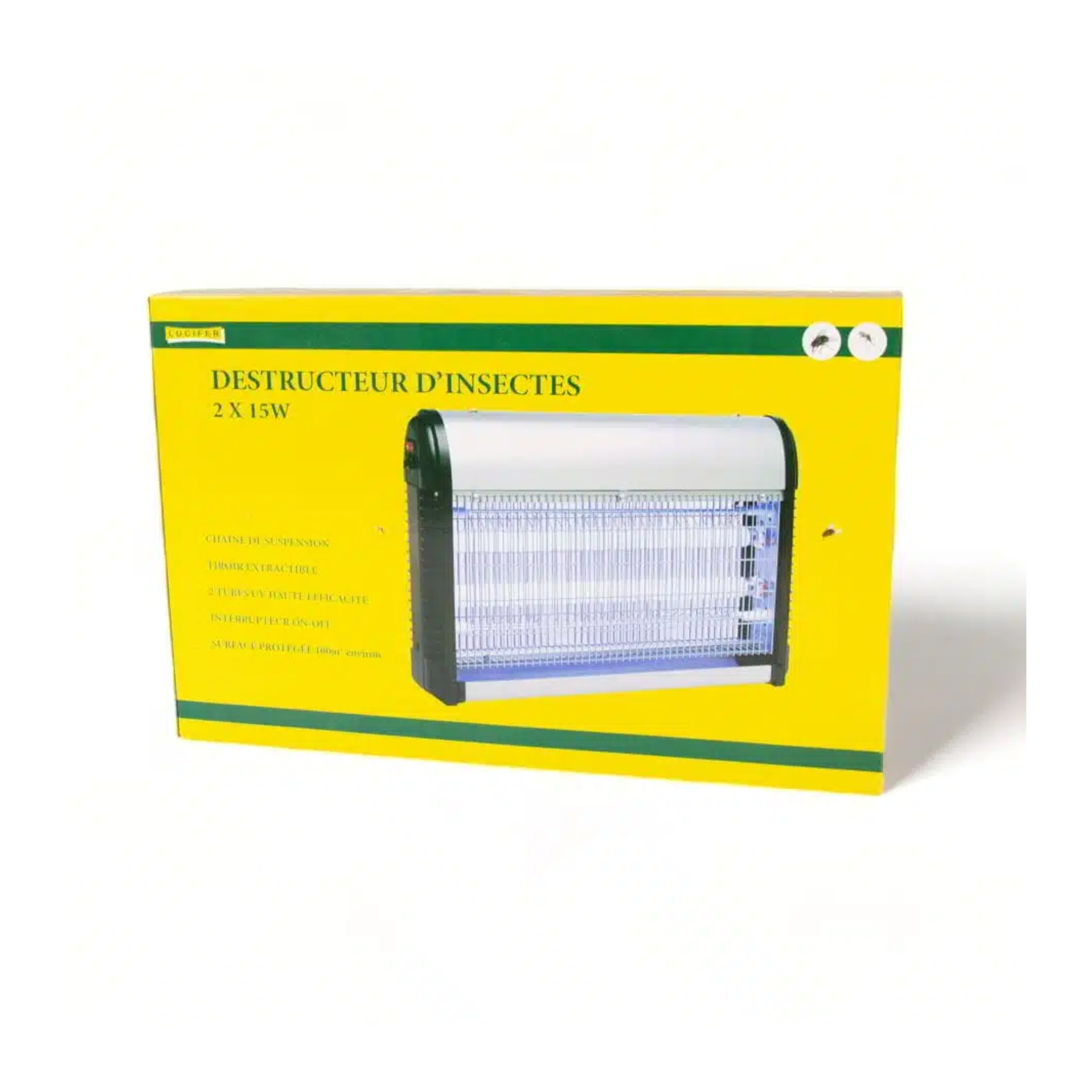Destructeur d’insectes à lampe UV Lucifer 2x15 W, 498147